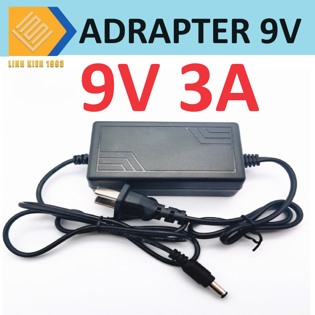 Nguồn adapter 9V 3A nguồn 9VDC đầu jack cắm 5.5x2.1mm | Shopee Việt Nam