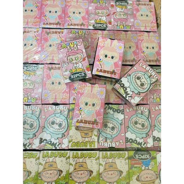 Bộ Labubu Laser Lomo Card Labu Boo 2 Mặt HD Photocard Người Hâm Mộ Bộ ...