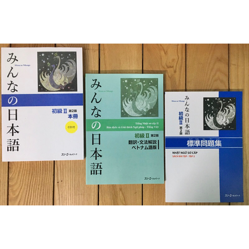 Sách - Combo 3 cuốn Minano Nihongo sơ cấp 2(N4) Bản in màu | Shopee ...