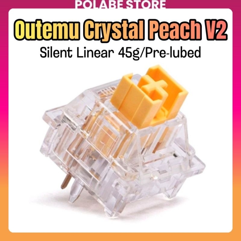 Công tắc Outemu Silent Peach v3 linear switch bàn phím cơ Outemu Silent Lemon v2 tactile switch ...
