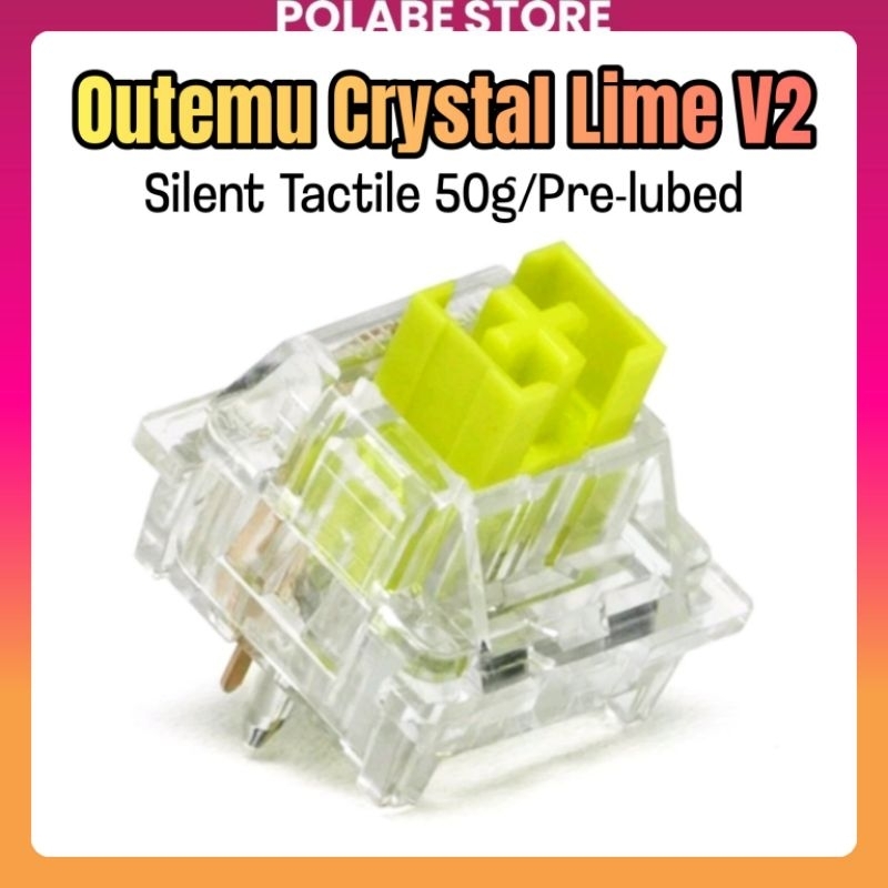 Công tắc Outemu Silent Peach v3 linear switch bàn phím cơ Outemu Silent Lemon v2 tactile switch ...