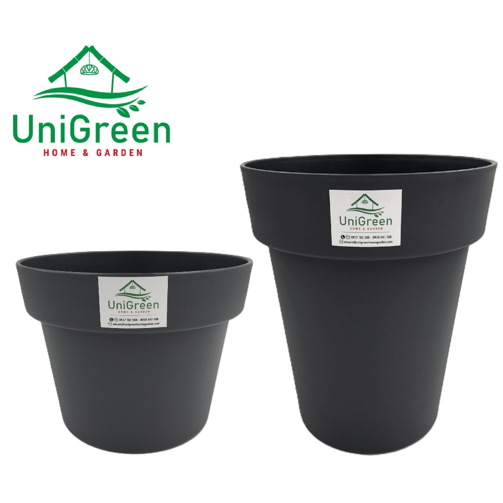 CHẬU NHỰA ĐEN TRỒNG CÂY TRÒN 25CM CAO CẤP BỀN CỨNG- UNIGREEN HOME & GARDEN | Shopee Việt Nam