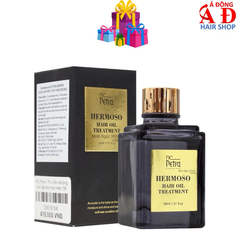 Tinh dầu dưỡng bóng tóc NC Petra Hermoso Hair Oil Korea 30ml | Shopee ...