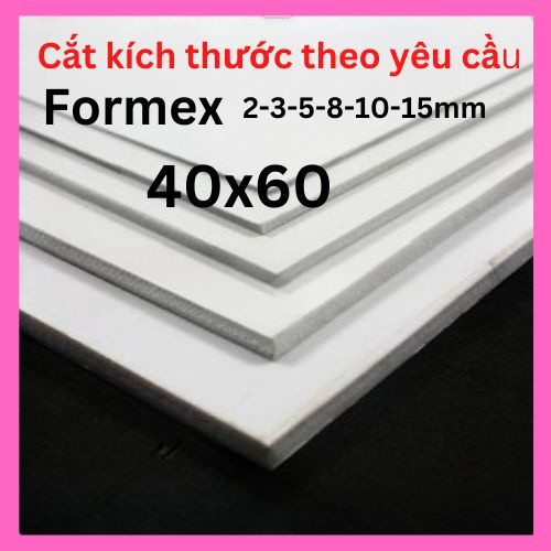 Tấm bìa mô hình formex { kích thước 40*60cm } dày 2/3/4/5/8/10/15/18mm ...