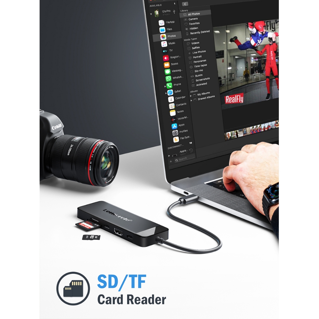 Hub Type C Lemorele cổng chuyển đổi Macbook/iPad/Laptop hub usb c to ...