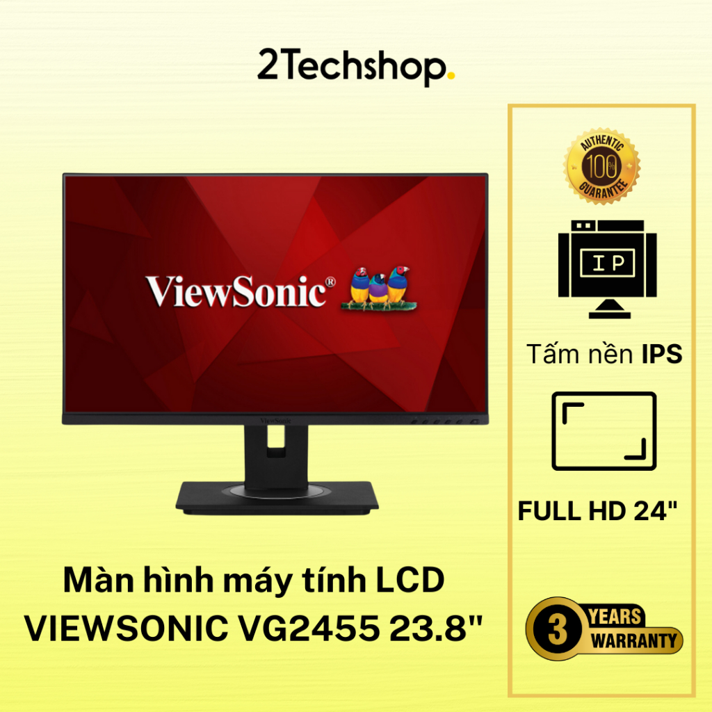 Màn hình máy tính LCD VIEWSONIC VG2455 23.8 inch | Shopee Việt Nam