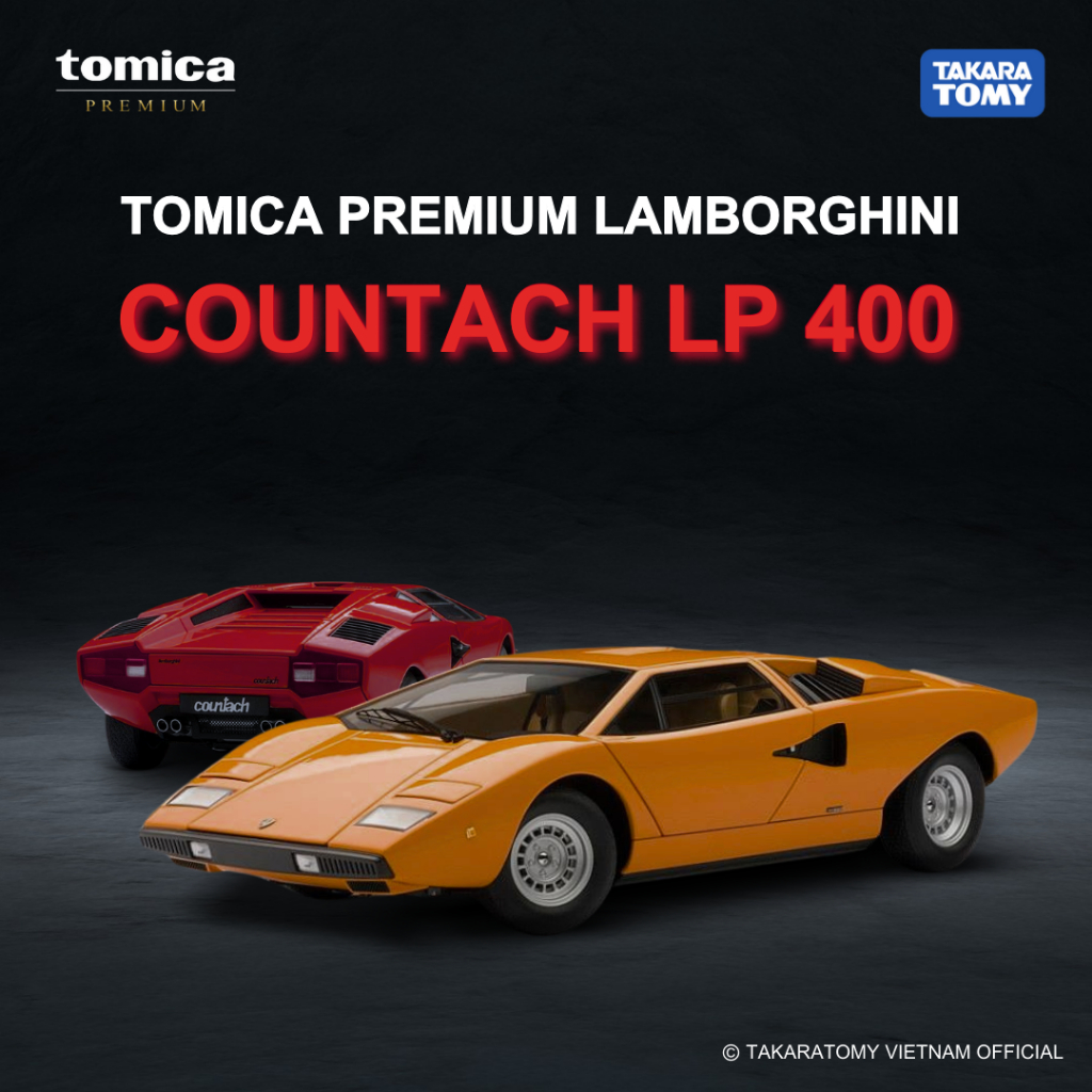 Xe mô hình Tomica Premium Lamborgini Countach LP 400 Fullbox chính hãng ...