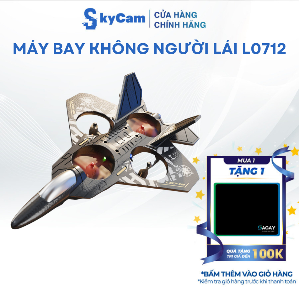 Máy bay chiến đấu Điều khiển từ xa L0712 Máy bay đồ chơi 4 Cánh lên ...