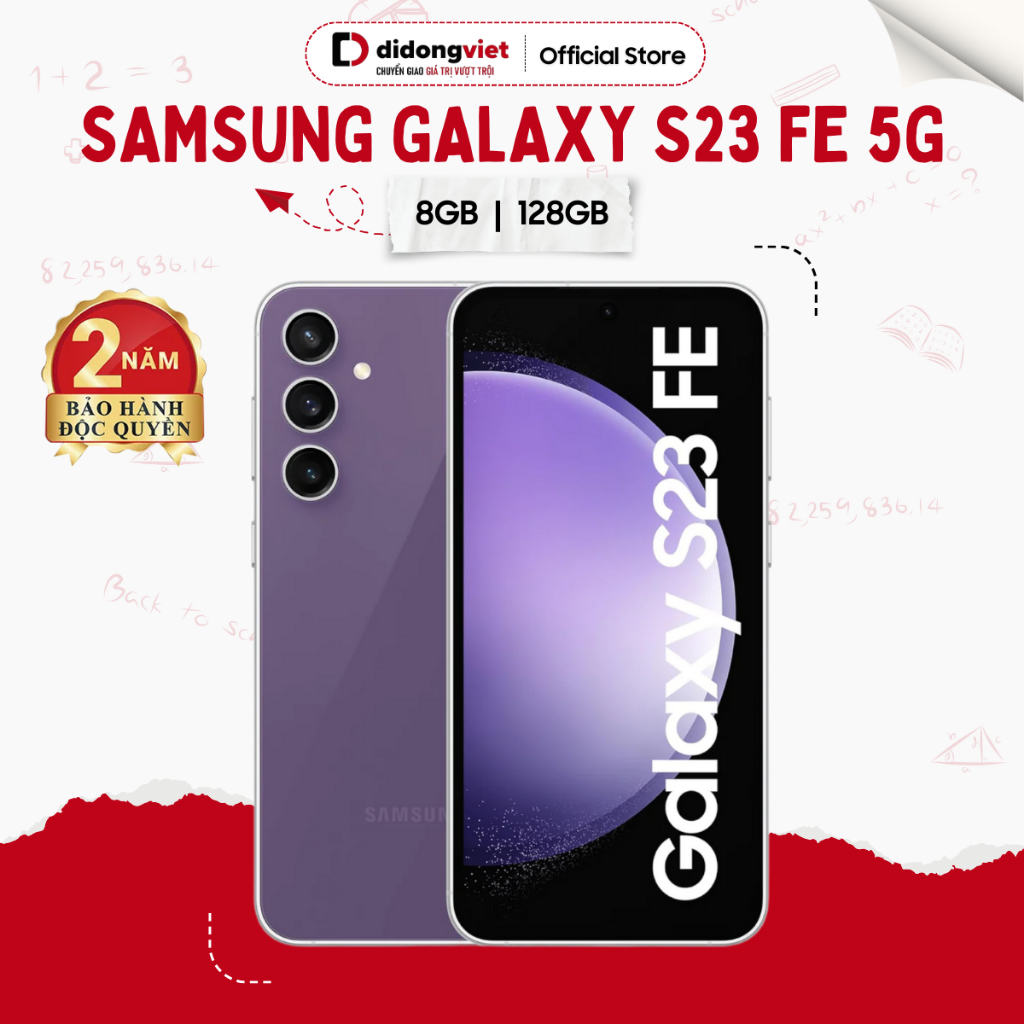 Samsung Galaxy S23 FE 5G 8GB | 128GB - Màn hình 6,4" 120Hz | Chip Exynos 2200 - Bảo hành 2 năm ...