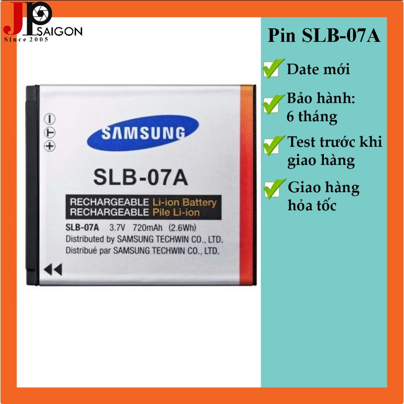 Pin thay thế pin máy ảnh SamSung SLB-07A | Shopee Việt Nam