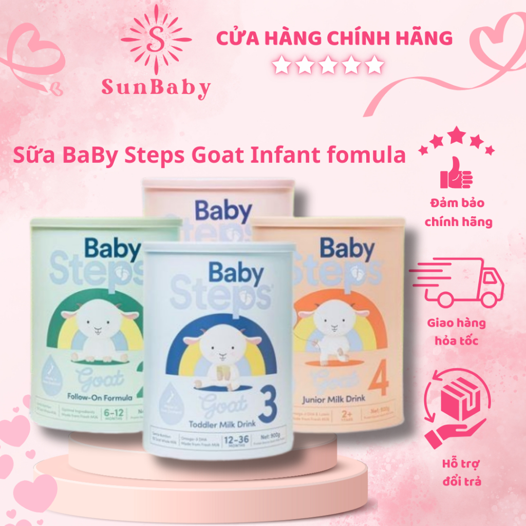 Sữa dê BABY STEPS GOAT INFANT FORMULA NewZealand Chính hãng Date xa có ...