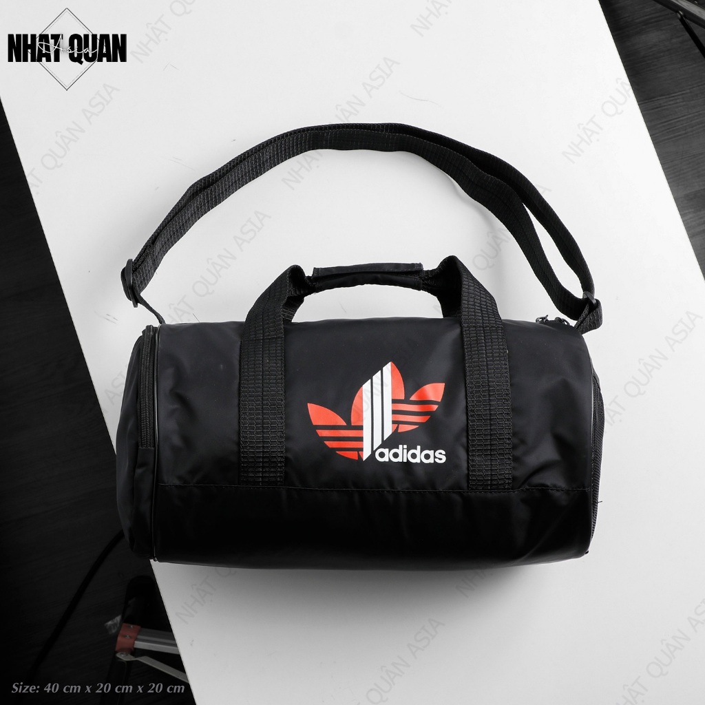 Túi trống thể thao Adidas Originals chống thấm logo in 2 màu có ngăn để ...