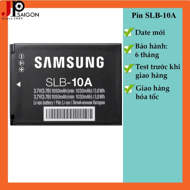 Pin thay thế pin máy ảnh SamSung SLB-10A | Shopee Việt Nam