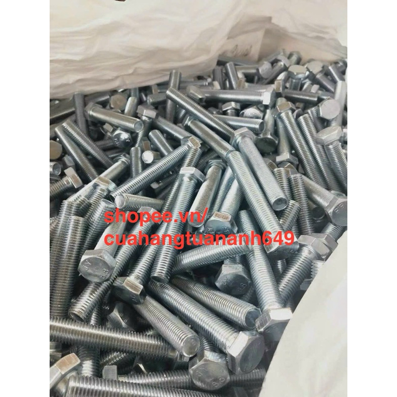 [BULONG XI MẠ KẼM] ỐC ĐẦU TÁN SẮT XI MẠ KẼM 8.8 6/8/10/12 ỐC + TÁN CẢ ...