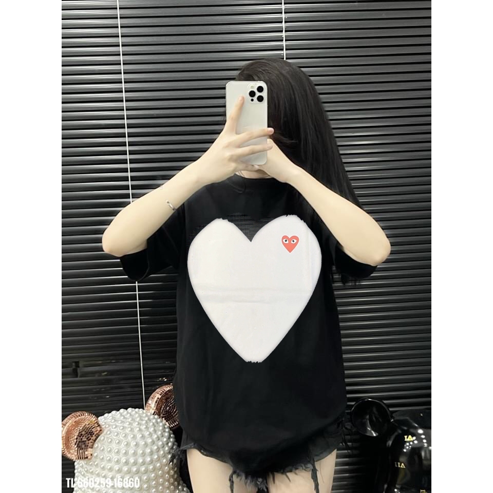 [ Siêu hot] Aó phông TRÁI TIM MẮT siêu HOT Size S/ M /L /XL | Shopee ...