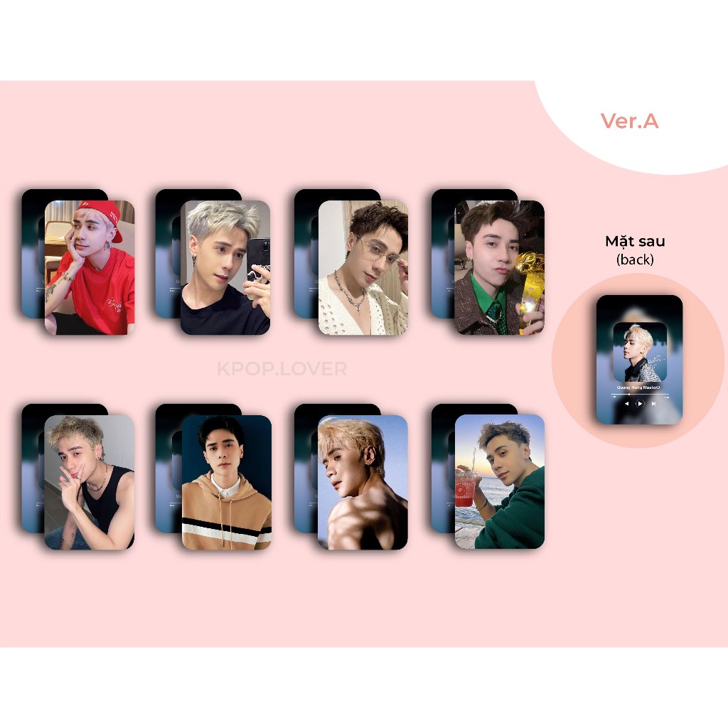 SET 8 CARD BO GÓC Quang Hùng MasterD | Shopee Việt Nam