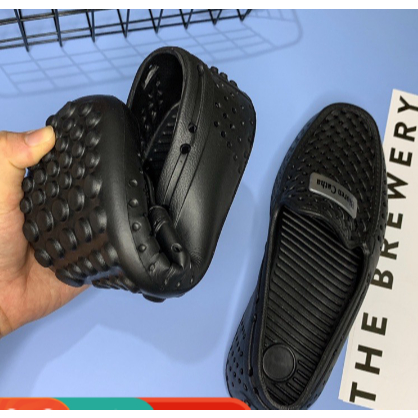 Giày siêu nhẹ lỗ nam đi mưa BIOREN CATHA màu đen - K1039 | Shopee Việt Nam