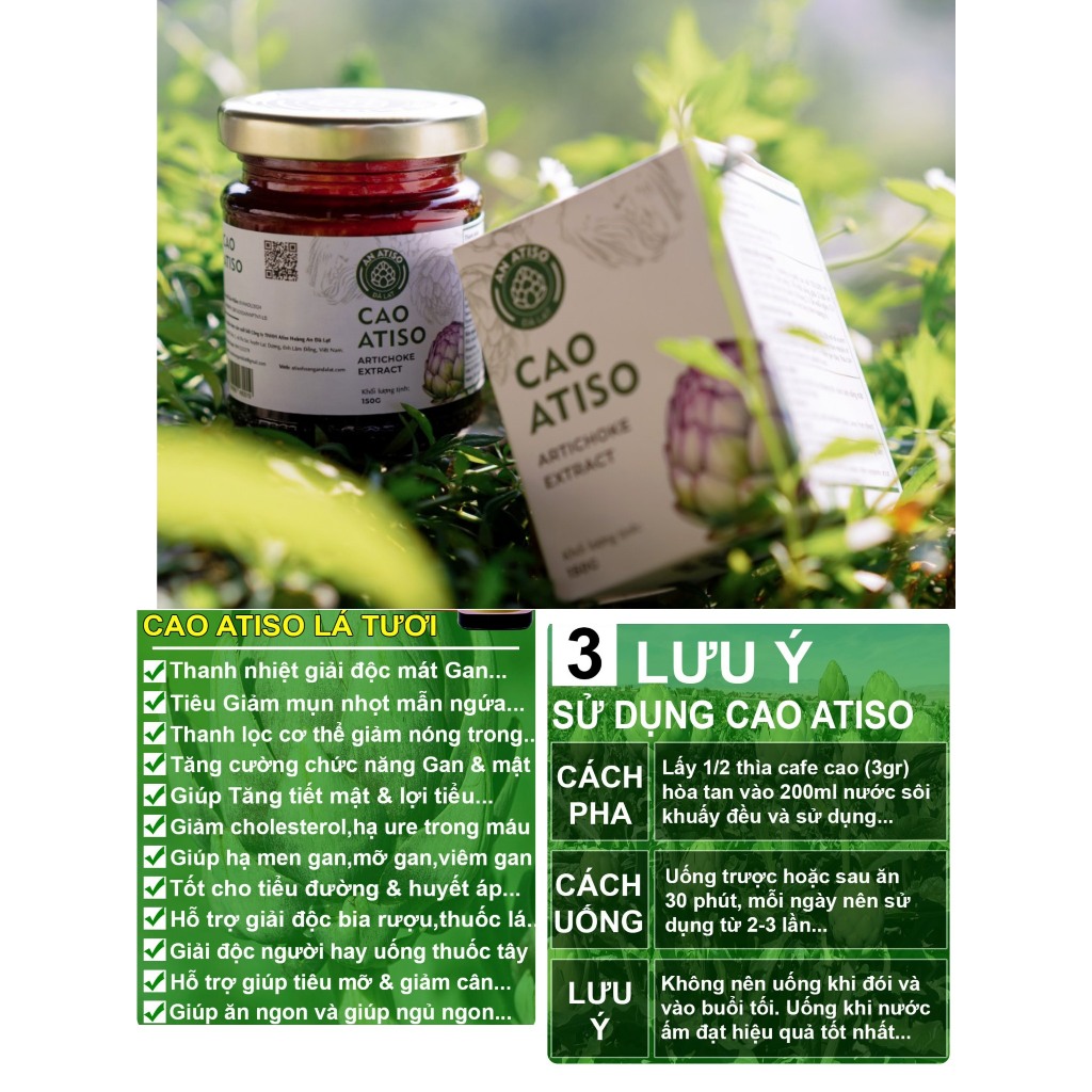 Cao đặc An Atiso Đà Lạt - Hộp 150ml | Shopee Việt Nam