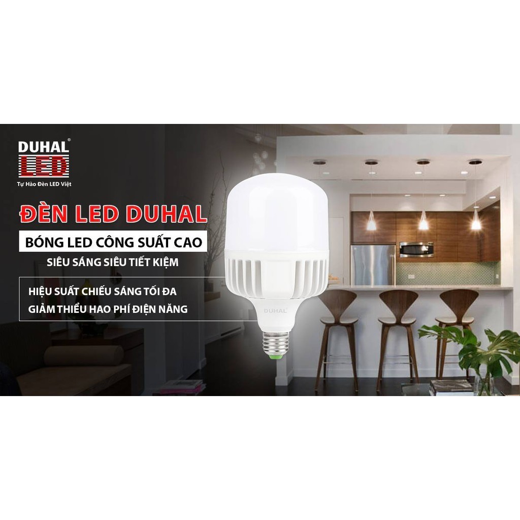 Bóng đèn led trụ thân nhôm cao cấp Duhal SBNL 20w 30w 40w 50w ánh sáng ...