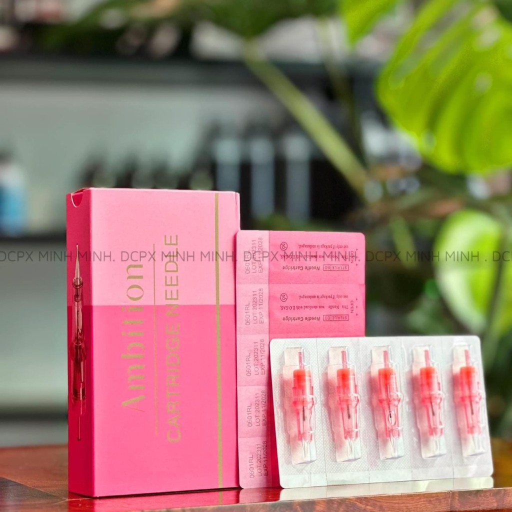 Kim Ambition Hồng máy Pen cao cấp siêu bén đi kim sợi nét | Shopee Việt Nam