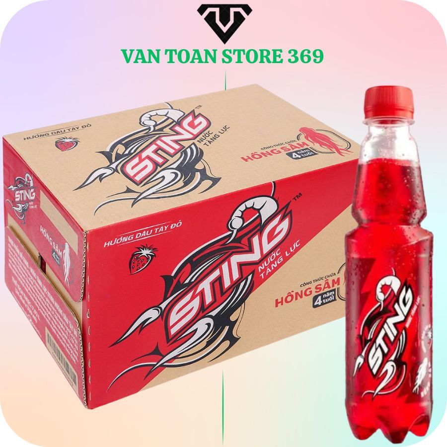Nước tăng lực STING hương dâu tây đỏ chai 330ml | Shopee Việt Nam