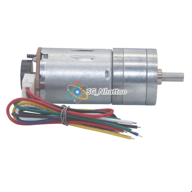 Động cơ DC giảm tốc 12v GA25 Encoder 280rpm | Shopee Việt Nam