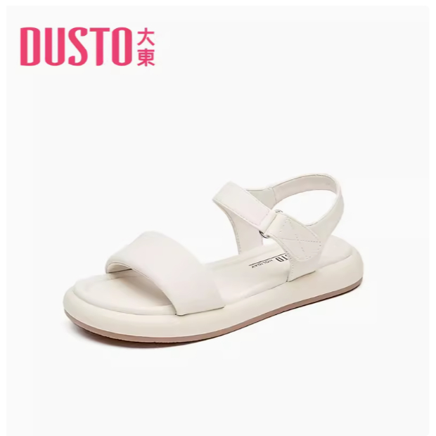 Sandal quai ngang Dusto DW23X3526A hàng chính hãng sẵn trắng be 38 ...