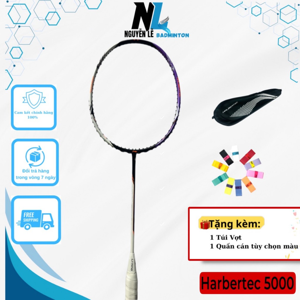 Vợt cầu lông Lining Halbertec 5000 chính hãng | Shopee Việt Nam