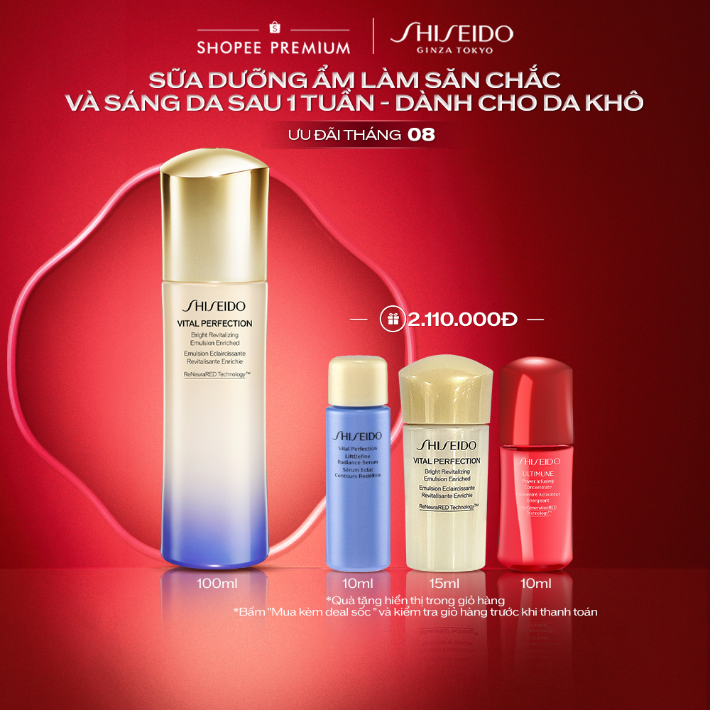 Sữa dưỡng da Shiseido Vital Perfection Bright Revitalizing Emulsion ...