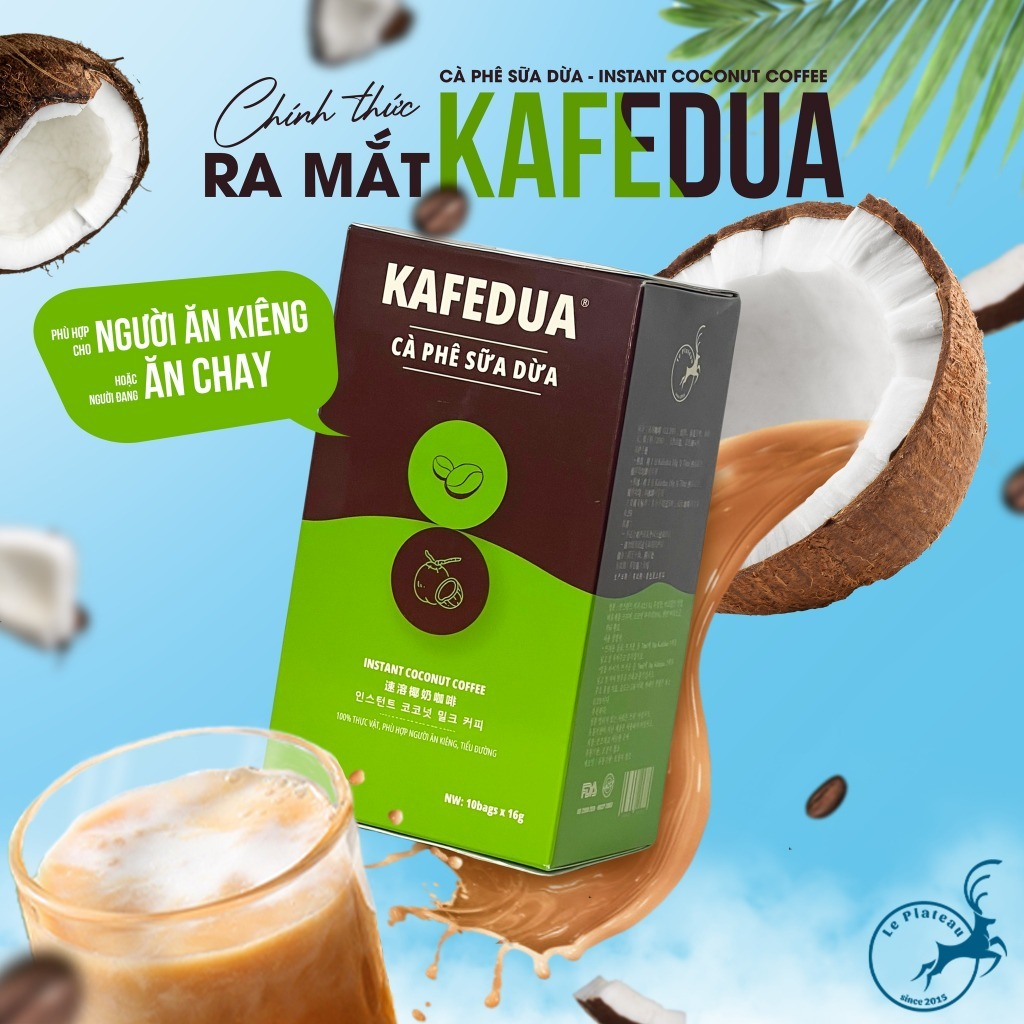 Cà Phê Sữa Dừa,Cà Phê Hòa Tan Loại Đặc Biệt Thơm Ngon Tiện Lợi - KAFE ...