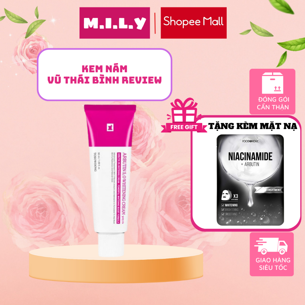 Kem Nám Arbutin 5 Tosowoong Hàn Quốc 50ml Myphammily Shopee Việt Nam