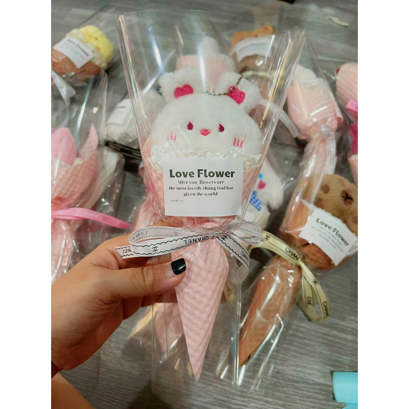 bó hoa gấu ốc quế xinh .(khách vui lòng đặt từ 2c) | Shopee Việt Nam