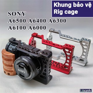 Khung nhôm Sony A6500 A6400 A6300 A6100 A6000 rig cage bảo vệ máy ảnh ...