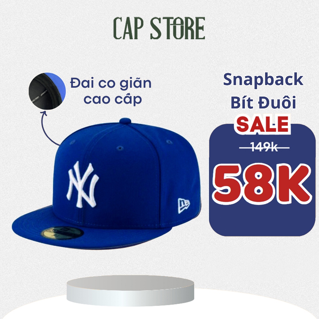 Mũ lưỡi trai Mlb LA NY Fitted phong cách hip hop cá tính nam nữ - Nón kết snapback vải kaki đội ...