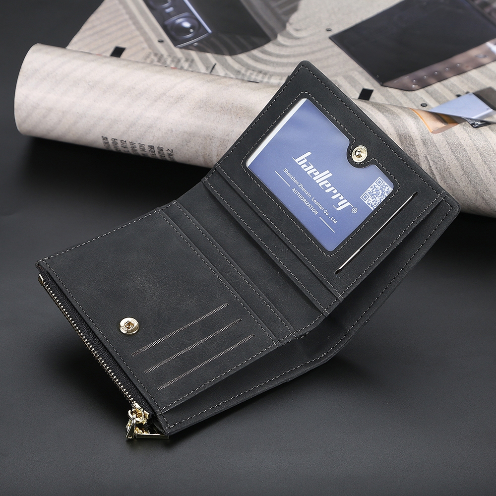 Ví da nam cao cấp ví đứng có ngăn khóa nhỏ Bosumy DR051 full hộp thời trang | Shopee Việt Nam