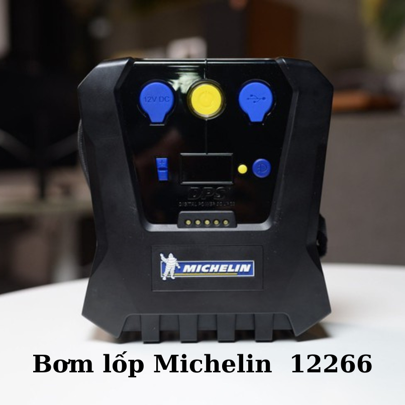 [Mã LIFEAU giảm 100k đơn 300k] Bơm lốp Michelin 12266 - Bơm lốp tự ngắt ...