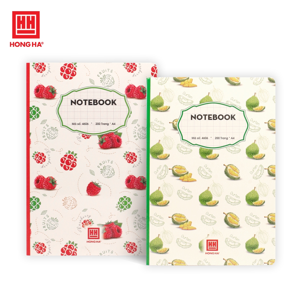 Sổ Notebook A4 ô ly 200 trang Hồng Hà - 4606 | Shopee Việt Nam