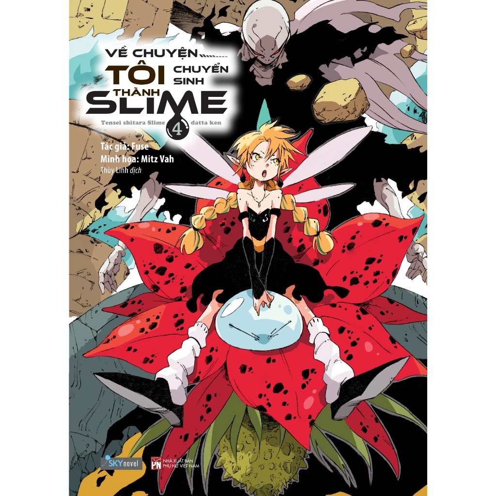 Sách - TẬP 1,2,3,4 Về Chuyện Tôi Chuyển Sinh Thành Slime - Fuse ...