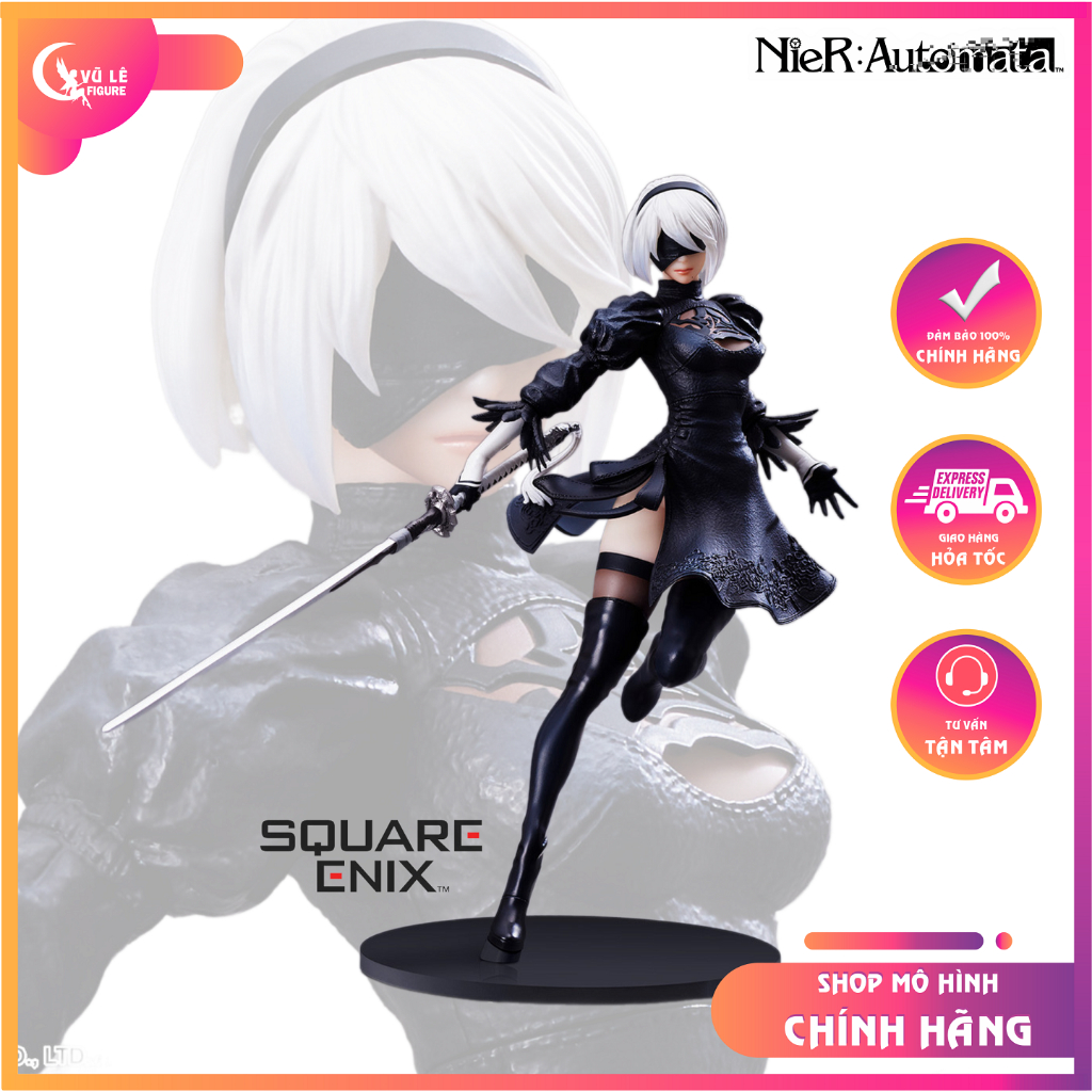 Mô hình NieR Automata Form-ISM Figure - 2B chính hãng SQUARE ENIX anime ...