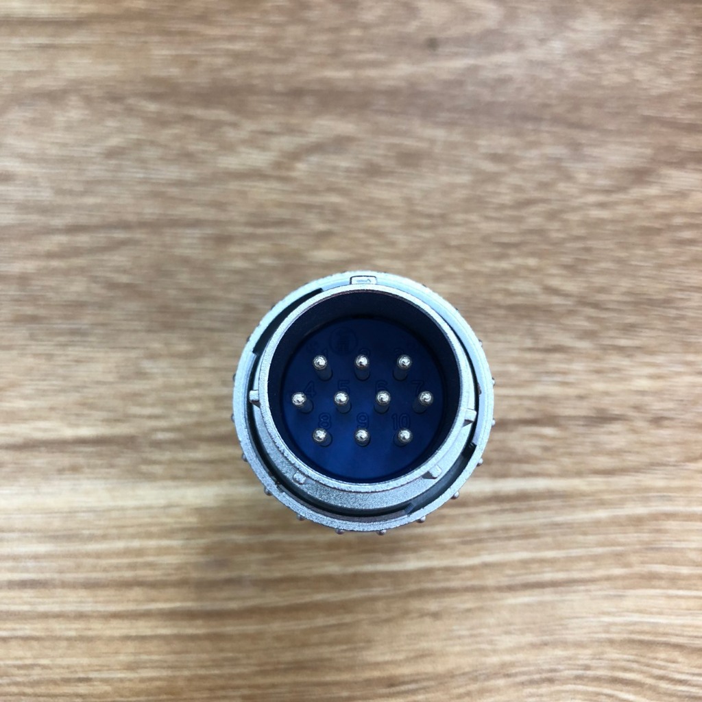 Đầu nối dây cáp 10 Pin Male Connector NJC Series NANABOSHI NJC-2410-PM 250V 10A kim loại ...