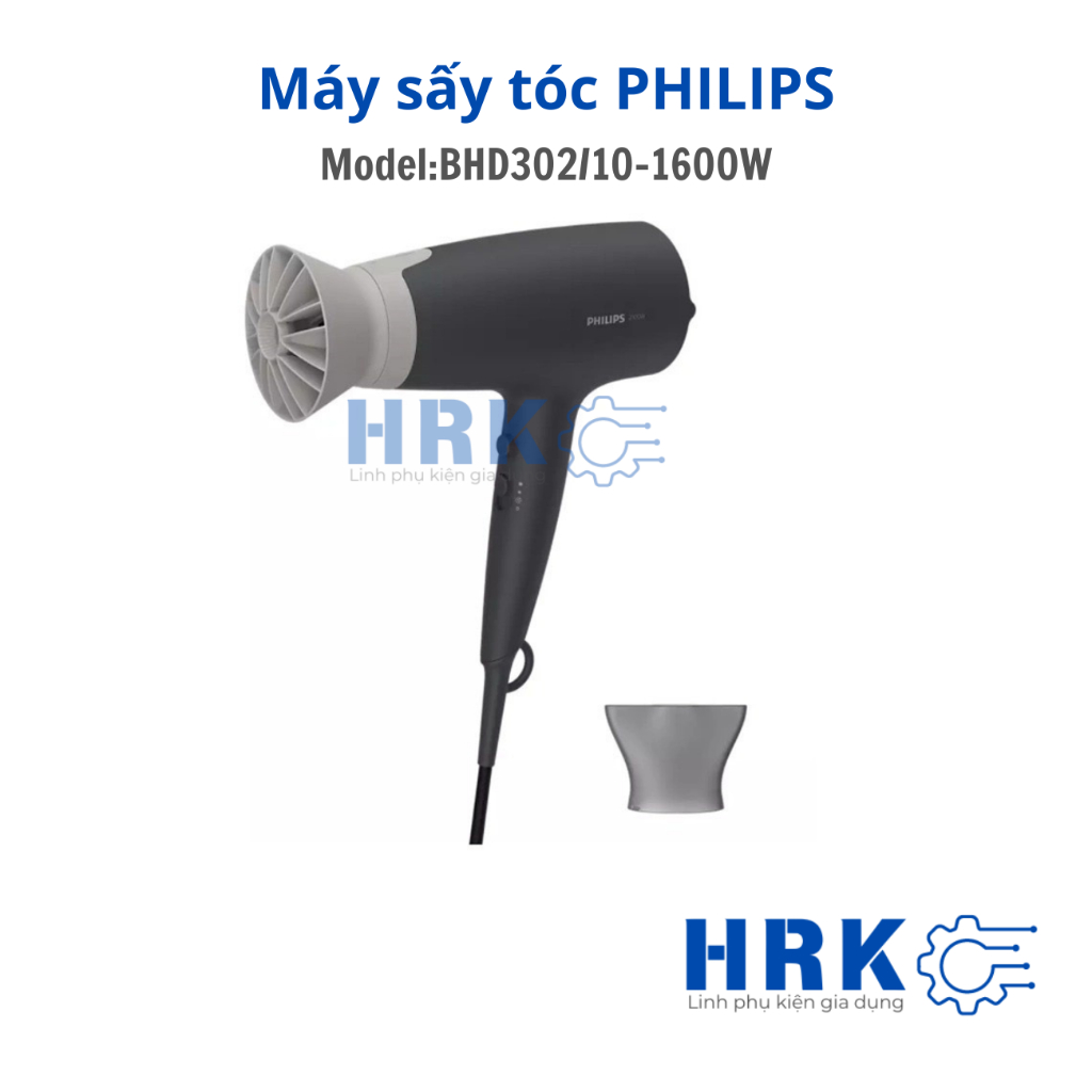 Máy sấy, tạo kiểu tóc Philips ,model BHD302/10,công suất 1600W ,hàng ...