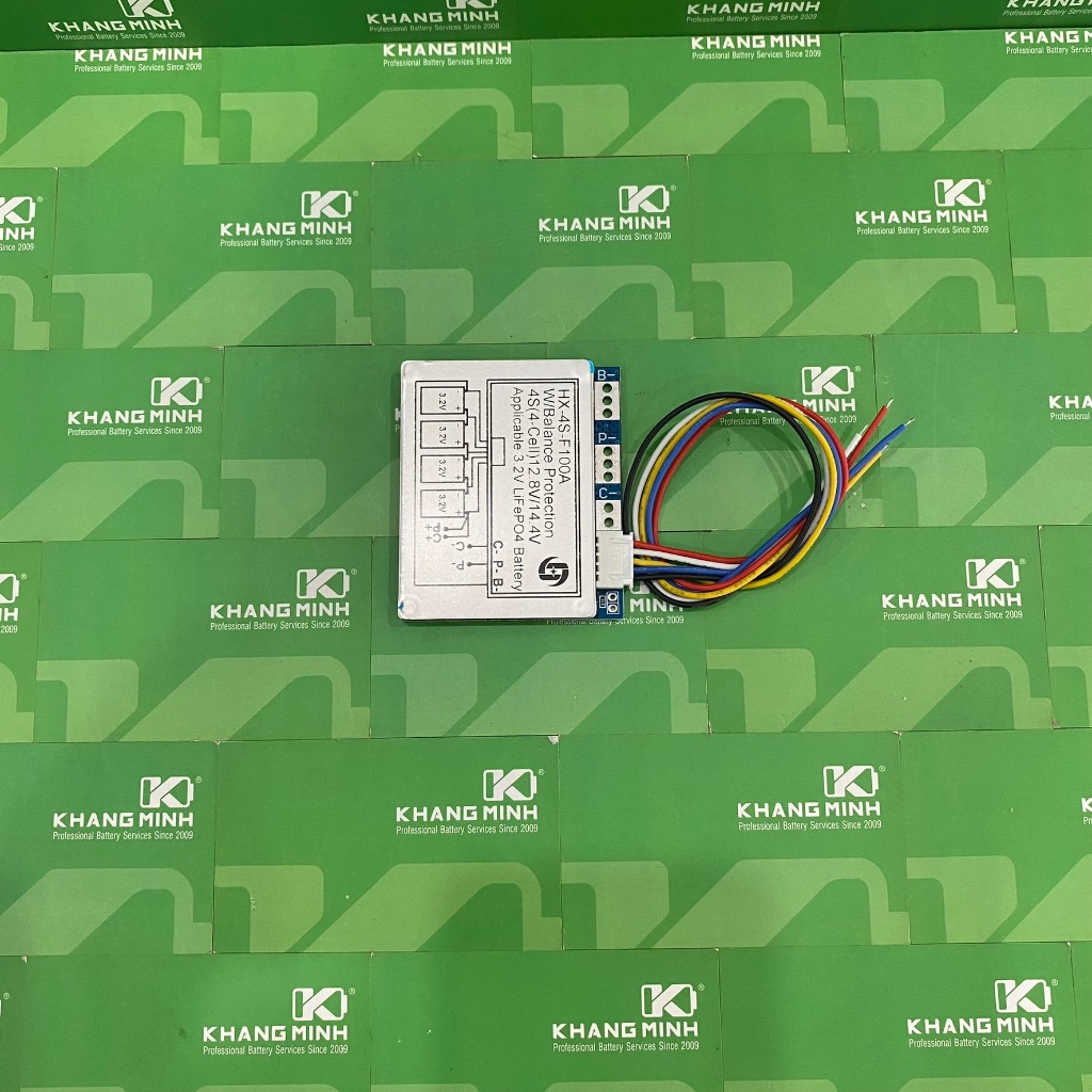 Mạch pin sắt 4S 12.8V 100A, sạc và bảo vệ pin sắt LiFePO4 3.2V đầy tự ...