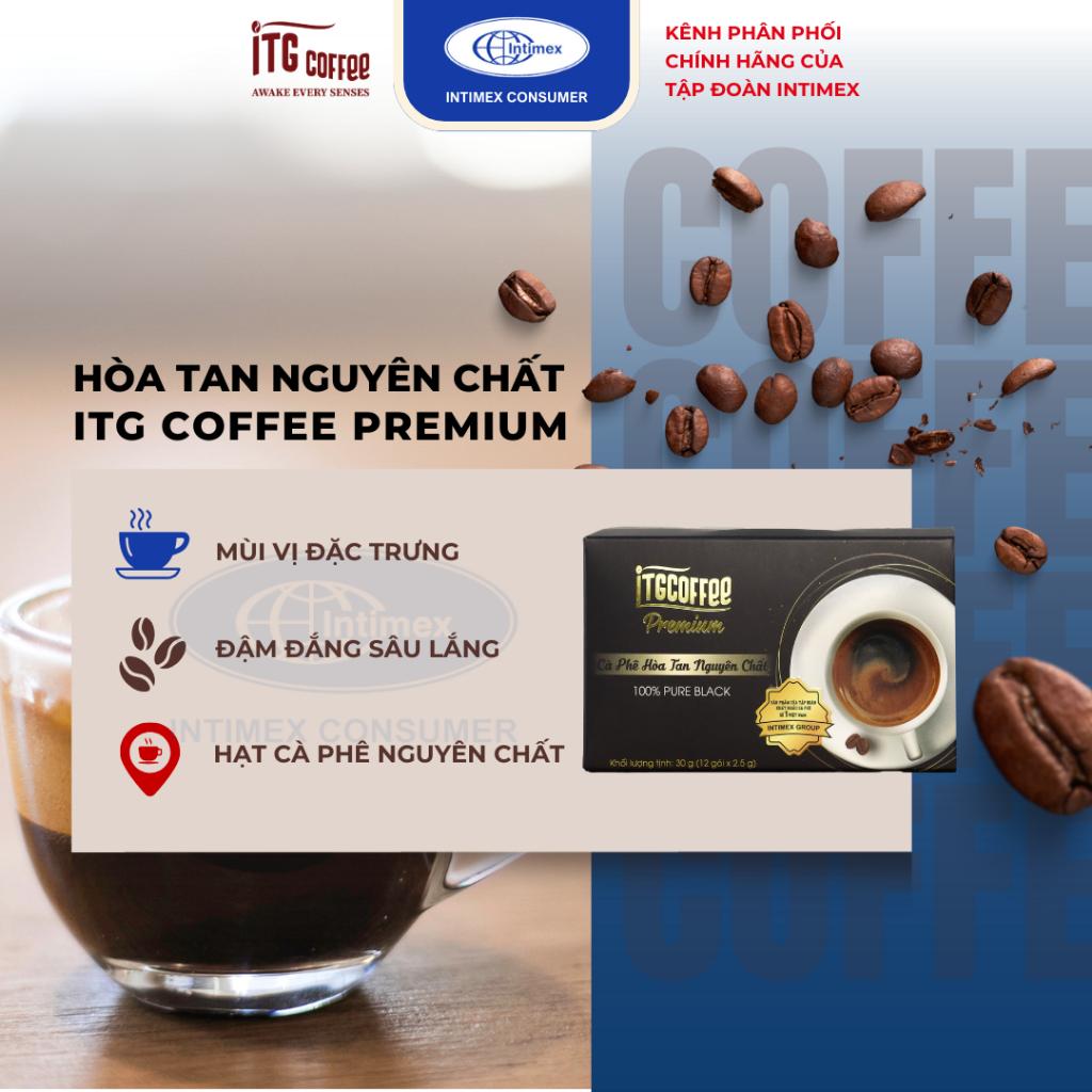 [Intimex Consumer] COMBO 2 hộp cà phê hòa tan nguyên chất - ITGCOFFEE ...