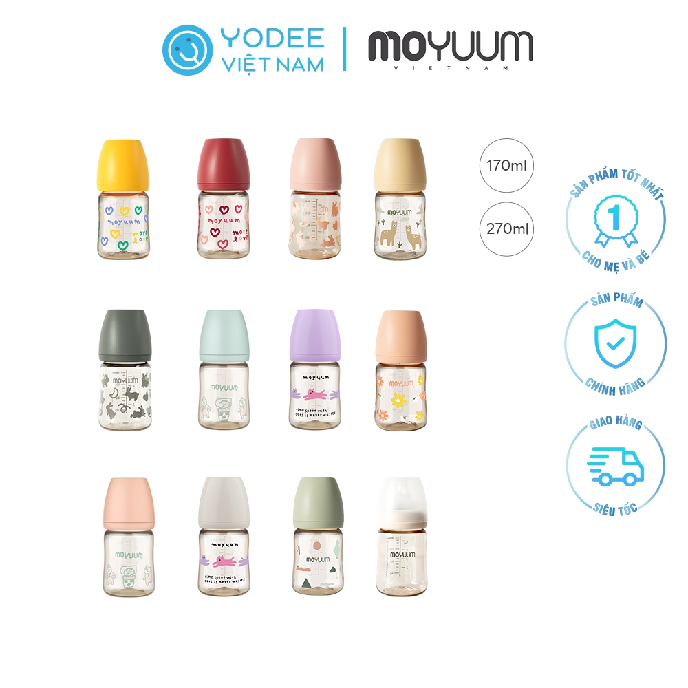 Moyuum Bình sữa PPSU cao cấp All in one cho bé | Shopee Việt Nam