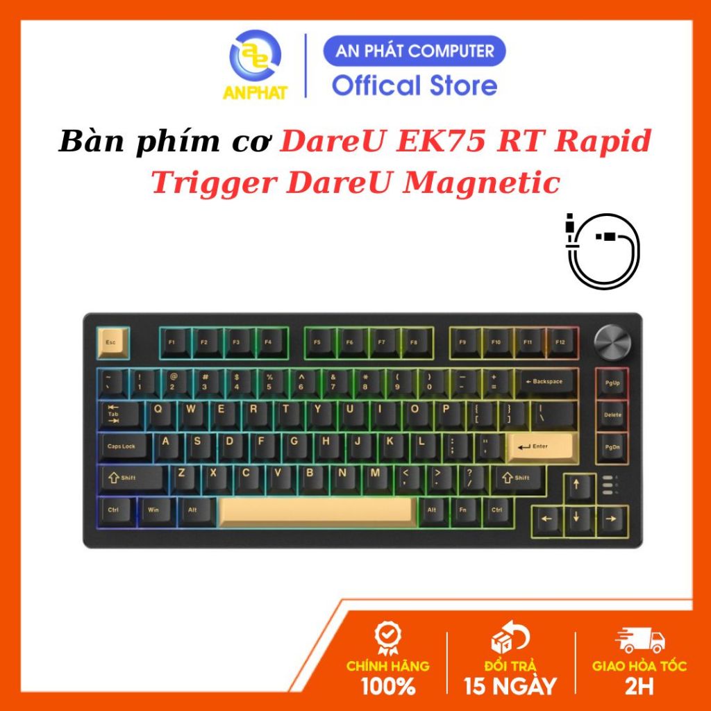 Bàn phím cơ DareU EK75 RT Rapid Trigger DareU Magnetic switch | Shopee ...
