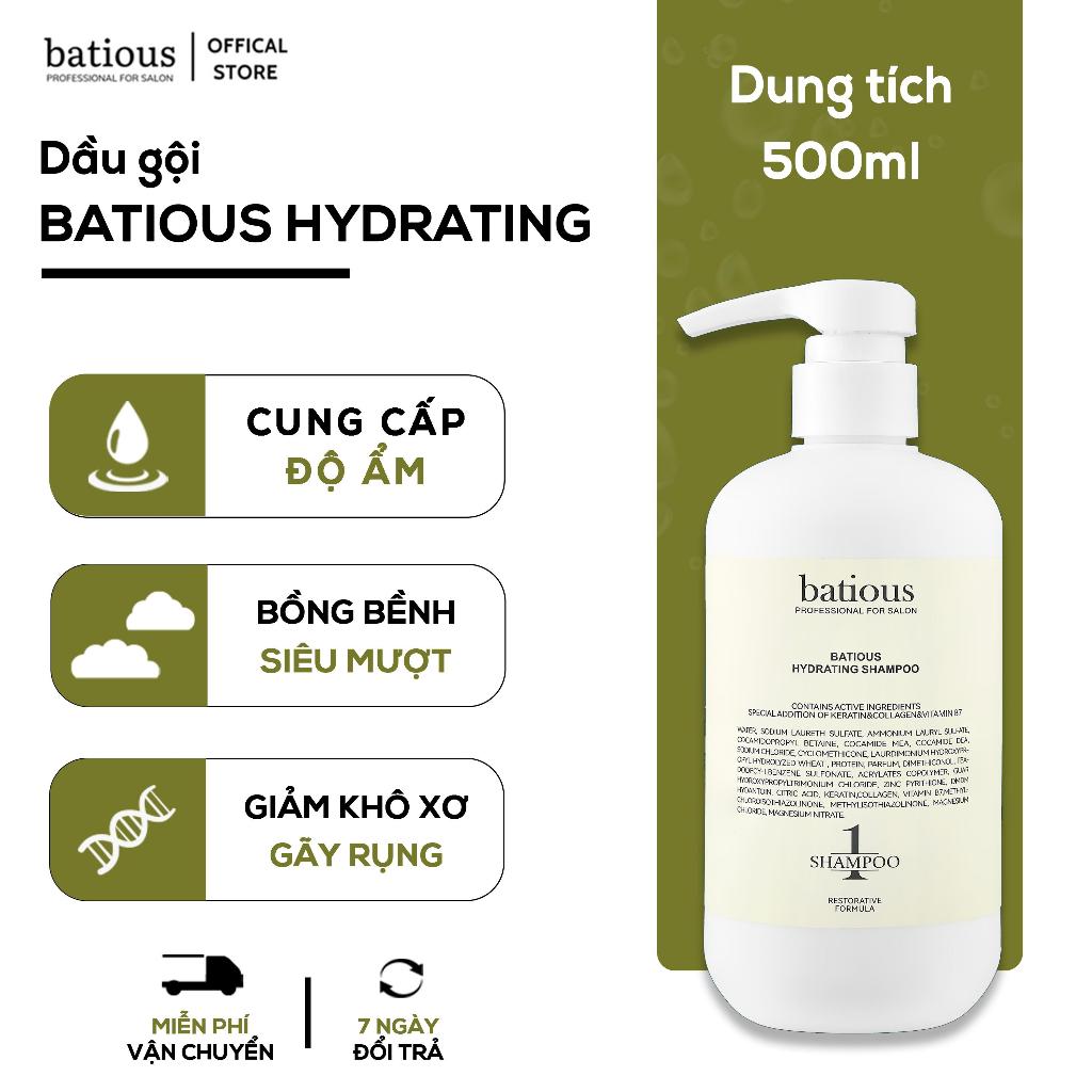 Dầu gội BATIOUS Hydrating Dành cho tóc khô xơ, Dưỡng ẩm tóc, Phục hồi ...