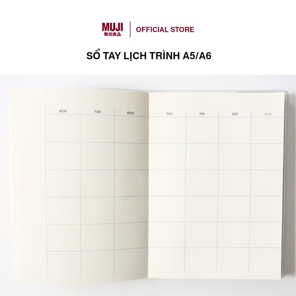 Sổ Tay Lịch Trình A5/A6 MUJI | Shopee Việt Nam