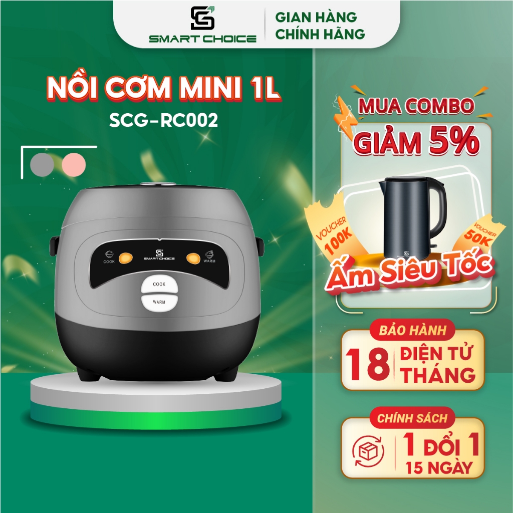 [HÀNG THANH LÝ] Nồi Cơm Điện Mini 1L Hàng Thanh Lý SmartChoice SCG ...