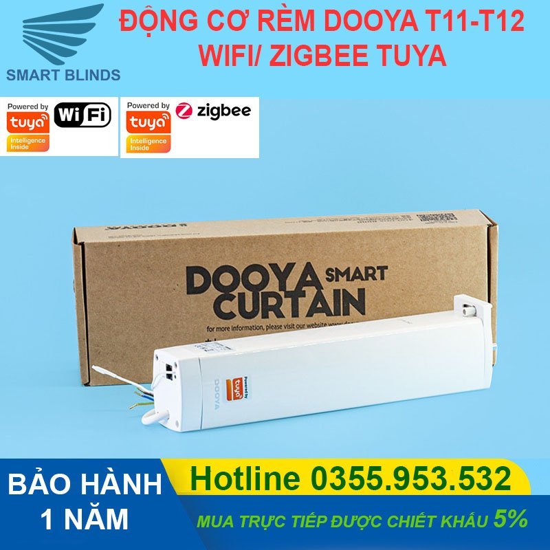 Động cơ rèm DOOYA T11 Zigbee - T12 Wifi - Tuya/Smartlife - BH 1 năm - Motor rèm tự động | Shopee ...