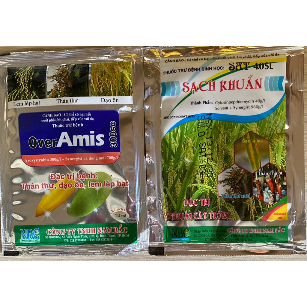 Bộ Đôi Nấm & Khuẩn OverAmis 300sc và Sat 4sl | Shopee Việt Nam